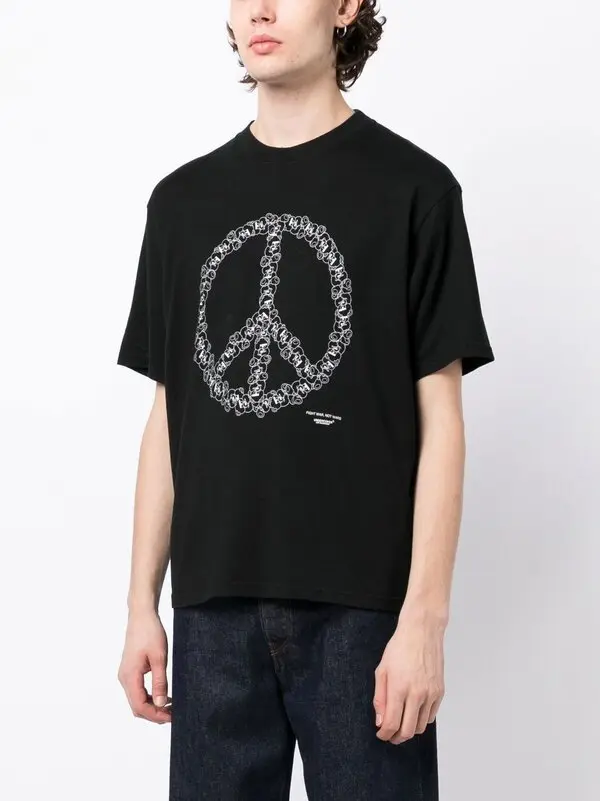 Undercover Peace-sign Cotton T-shirt