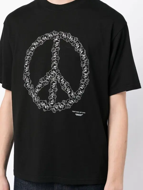 Undercover Peace-sign Cotton T-shirt