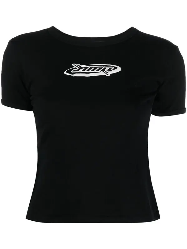 AMBUSH Graphic Print T-shirt - Black
