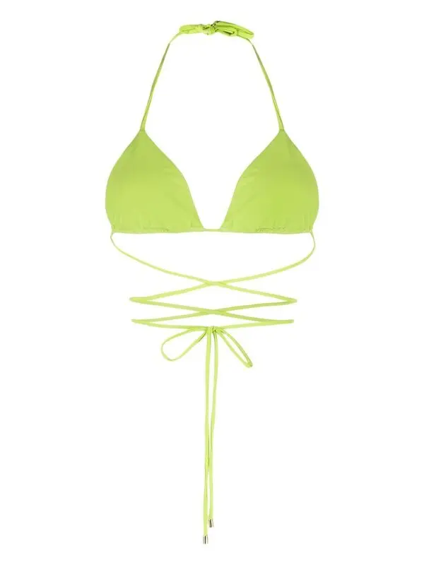 SELF-PORTRAIT Crystal Embellished Bikini Top