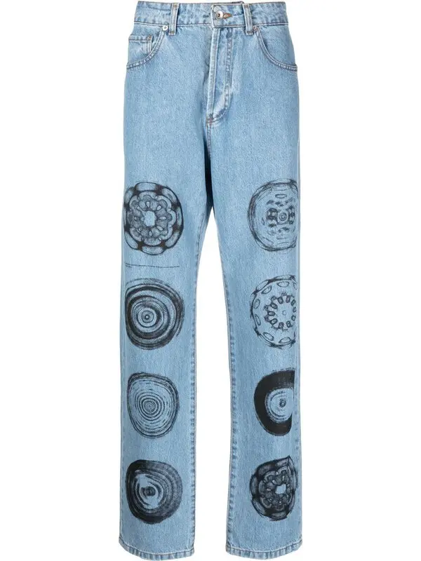 MSFTS Vibrations Straight-leg Jeans