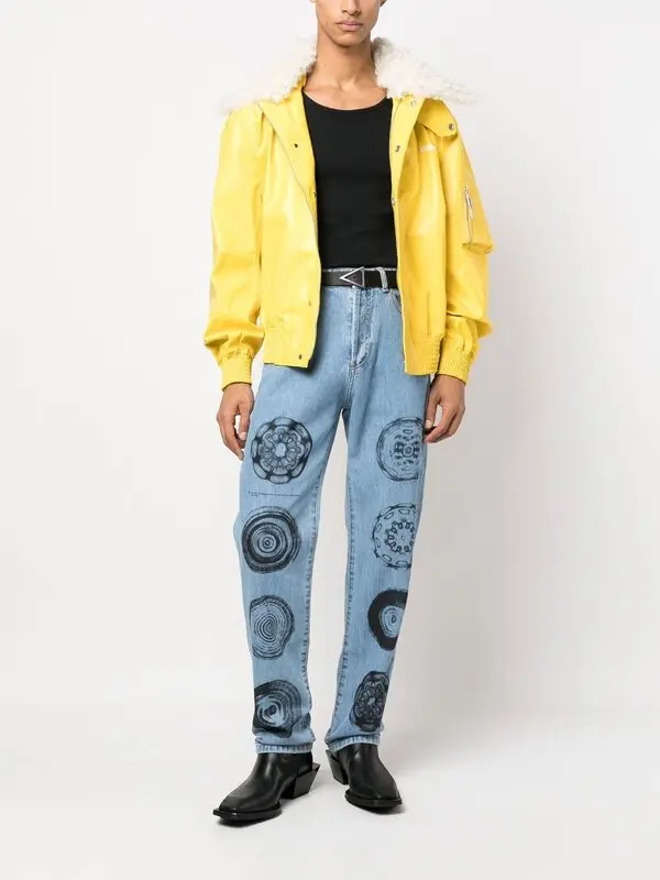 MSFTS Vibrations Straight-leg Jeans