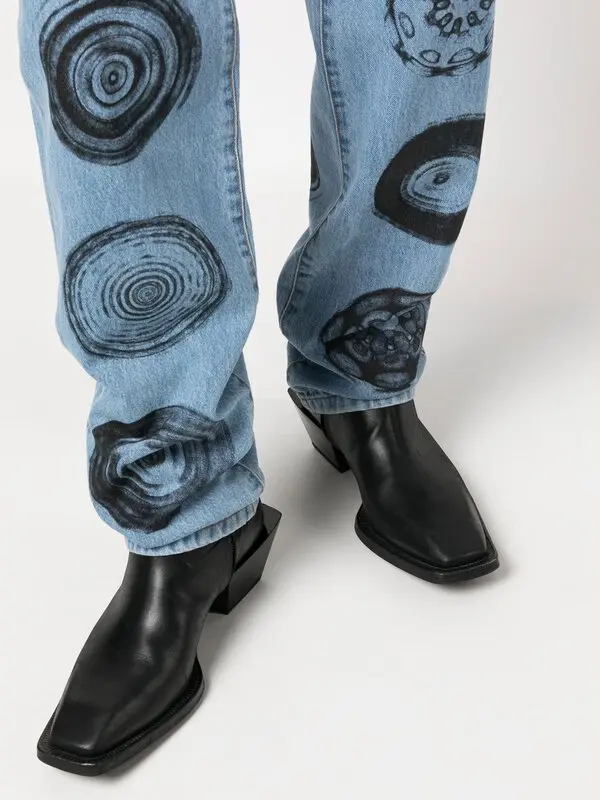 MSFTS Vibrations Straight-leg Jeans