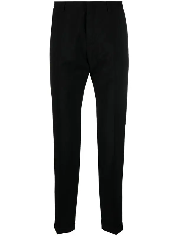 Paul Smith Tailored Tapered-leg Trousers - Black