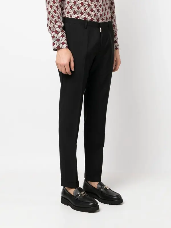 Paul Smith Tailored Tapered-leg Trousers - Black