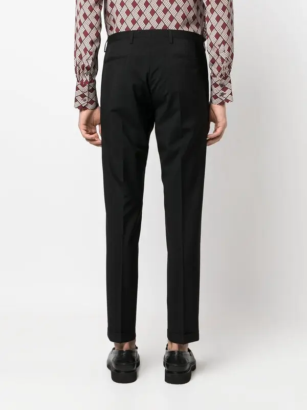 Paul Smith Tailored Tapered-leg Trousers - Black