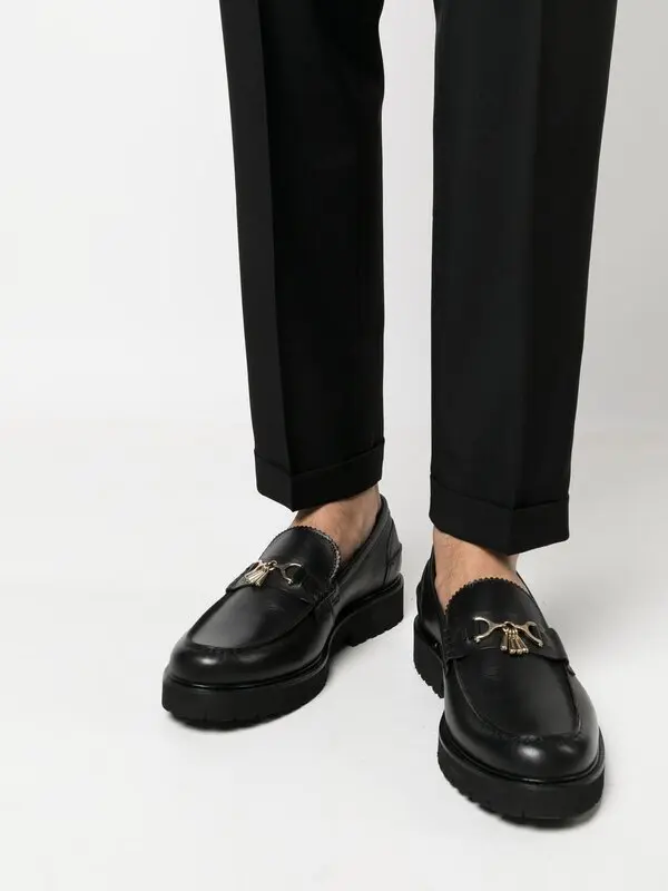 Paul Smith Tailored Tapered-leg Trousers - Black