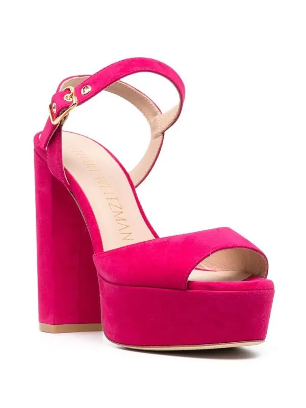 STUART WEITZMAN 135mm Platform Sandals - Pink