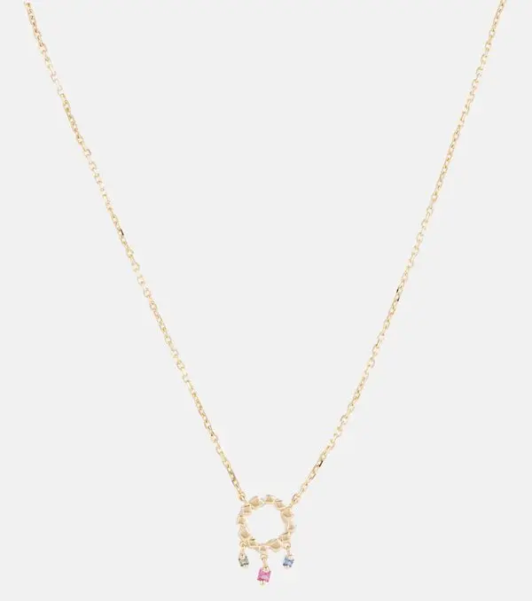 SUZANNE KALAN 18kt Yellow Necklace With Sapphires - Gold