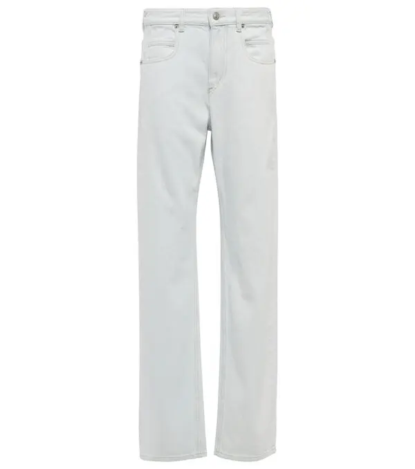 MARANT ETOILE Vendelia High-rise Straight Jeans - Blue