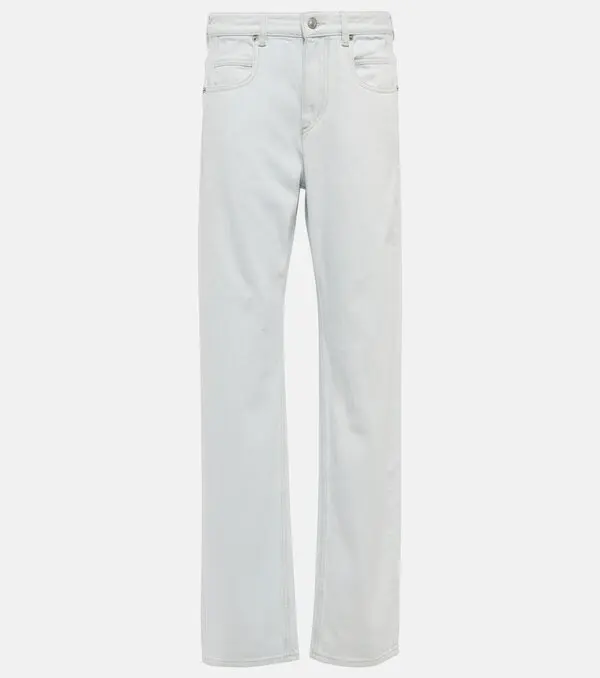 MARANT ETOILE Vendelia High-rise Straight Jeans - Blue