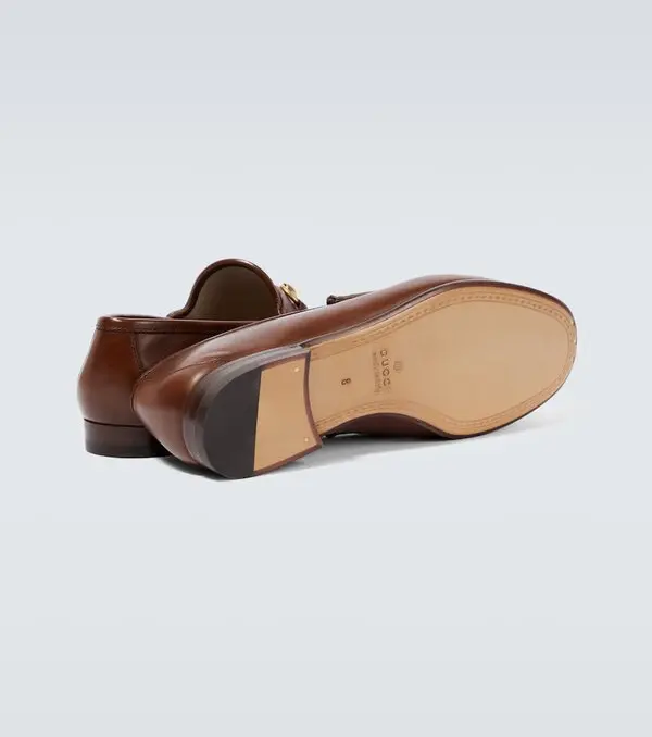 Gucci Horsebit 1953 Leather Loafers - Brown