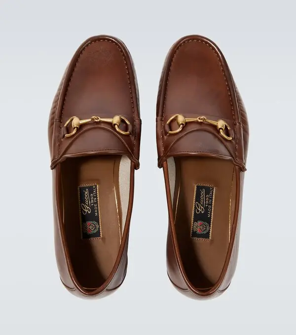Gucci Horsebit 1953 Leather Loafers - Brown