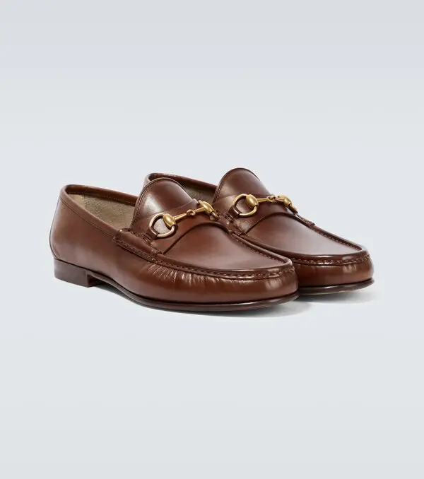 Gucci Horsebit 1953 Leather Loafers - Brown