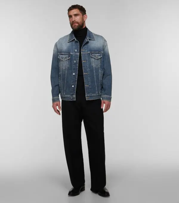 Dolce & Gabbana Cotton Denim Jacket - Blue