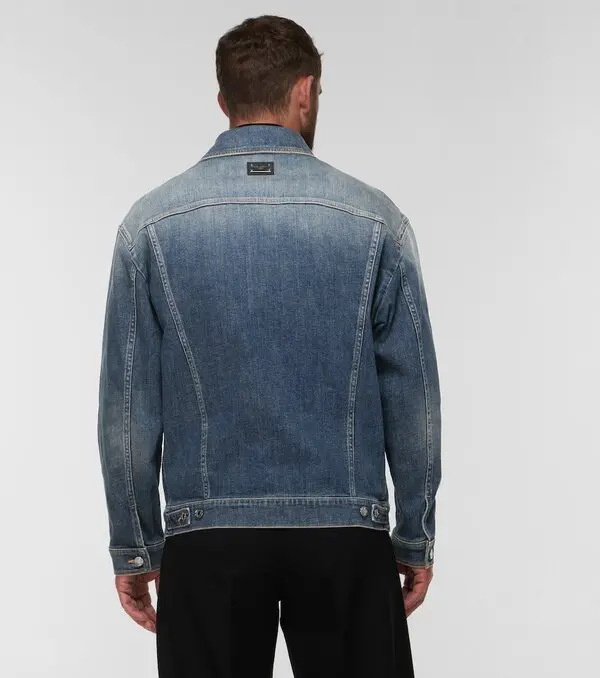 Dolce & Gabbana Cotton Denim Jacket - Blue