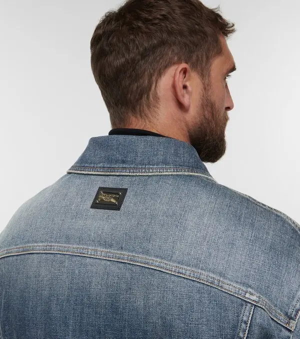 Dolce & Gabbana Cotton Denim Jacket - Blue