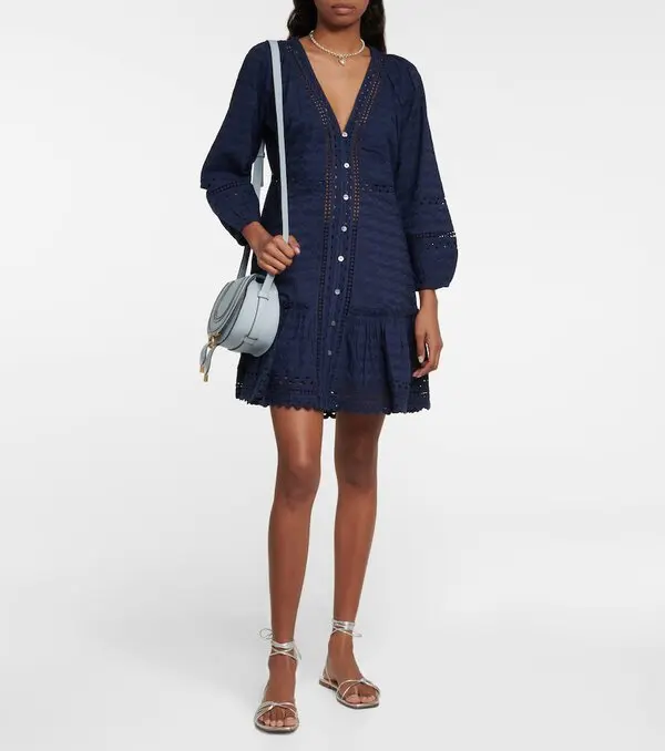 Veronica Beard Daeja Cotton Mini Dress