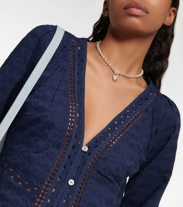 Veronica Beard Daeja Cotton Mini Dress