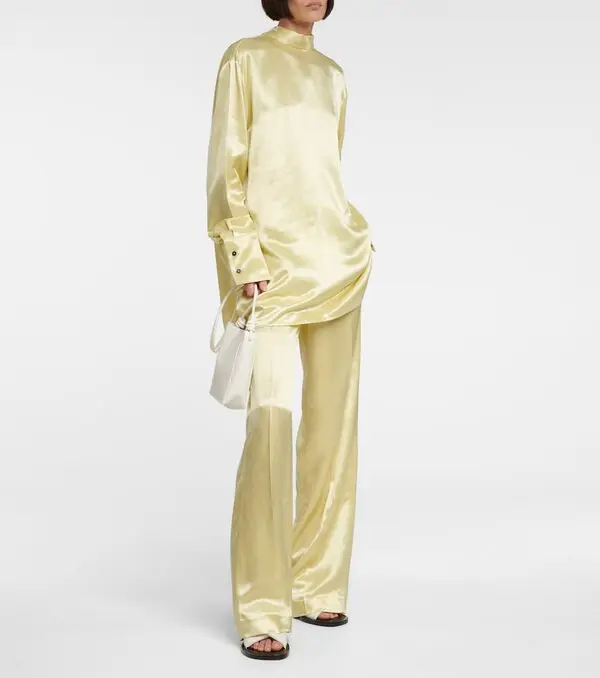 JIL SANDER Satin Pants