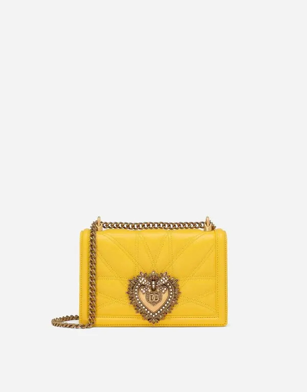 Dolce & Gabbana Devotion Shoulder Bag - Yellow