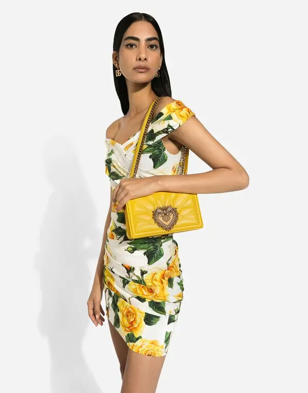 Dolce & Gabbana Devotion Shoulder Bag - Yellow