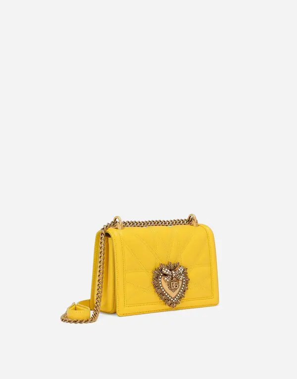 Dolce & Gabbana Devotion Shoulder Bag - Yellow