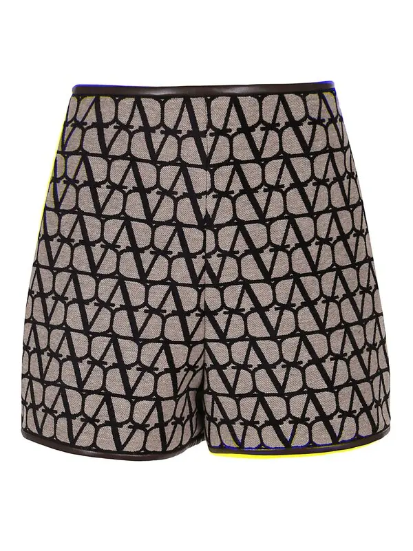 Valentino Garavani Short With Leather Details