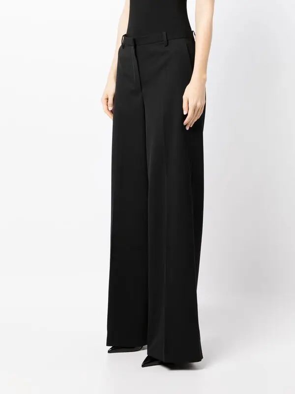Versace High-waisted Wide-leg Trousers