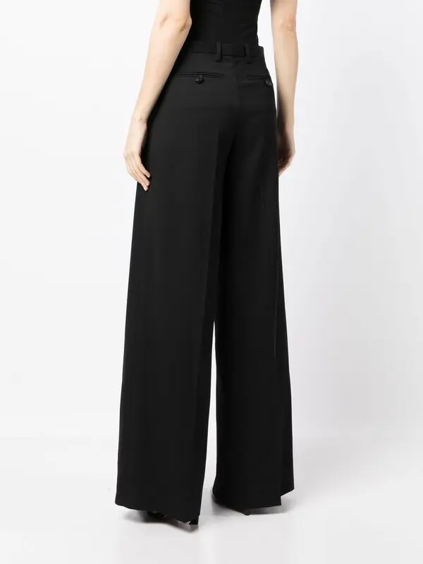 Versace High-waisted Wide-leg Trousers