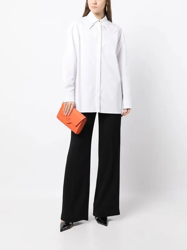 Versace Cut-out Cotton Shirt