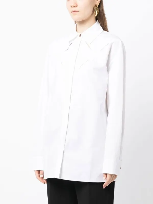 Versace Cut-out Cotton Shirt