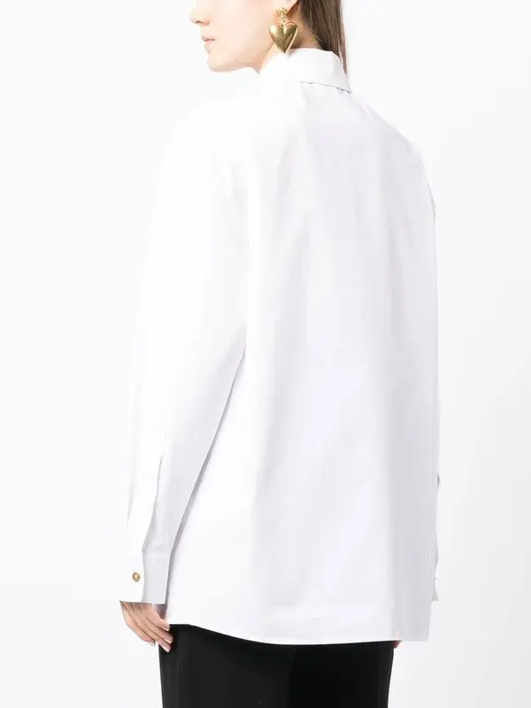 Versace Cut-out Cotton Shirt
