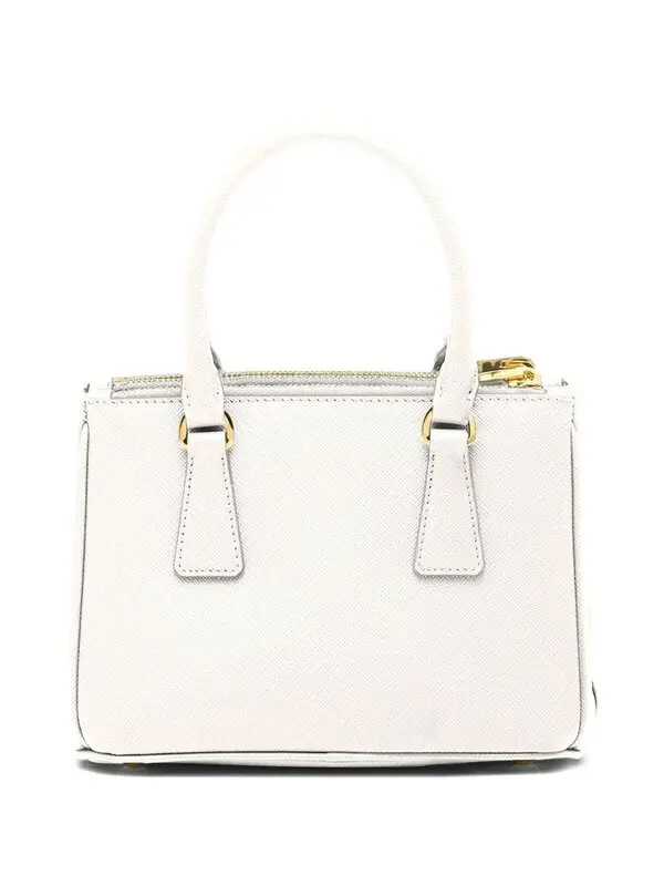 Prada Mini Galleria Leather Tote - White