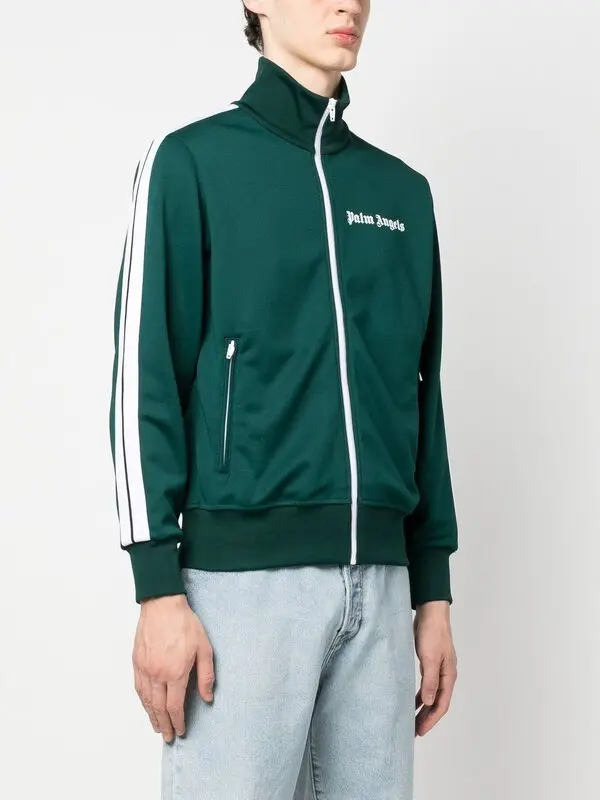 Palm Angels Logo-print Track Jacket - Green