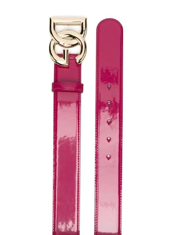 Dolce & Gabbana Dg-logo Calfskin Belt