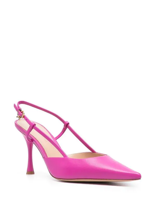 GIANVITO ROSSI Ascent 85mm Slingback Pumps - Pink