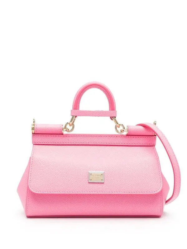 Dolce & Gabbana Sicily Leather Shoulder Bag