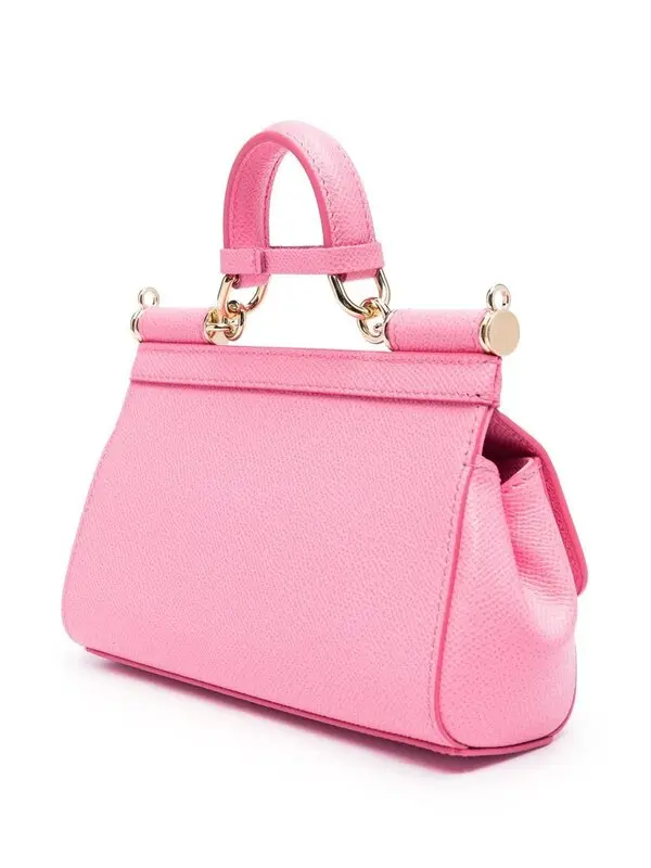 Dolce & Gabbana Sicily Leather Shoulder Bag