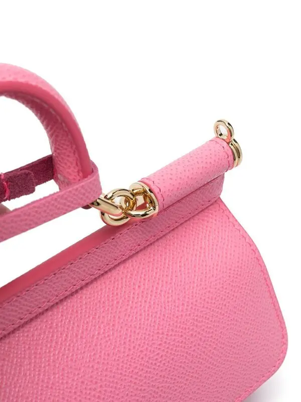 Dolce & Gabbana Sicily Leather Shoulder Bag