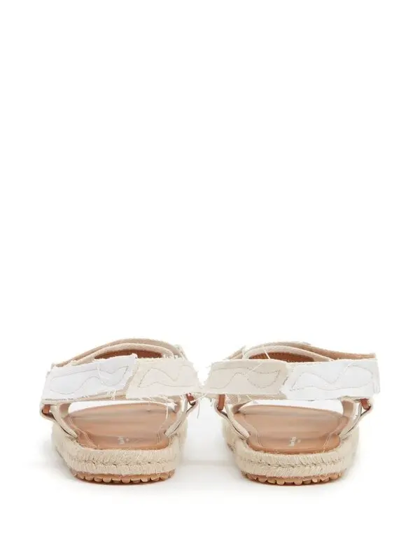 MAISON MARGIELA Patchwork Hiking Sandals - White