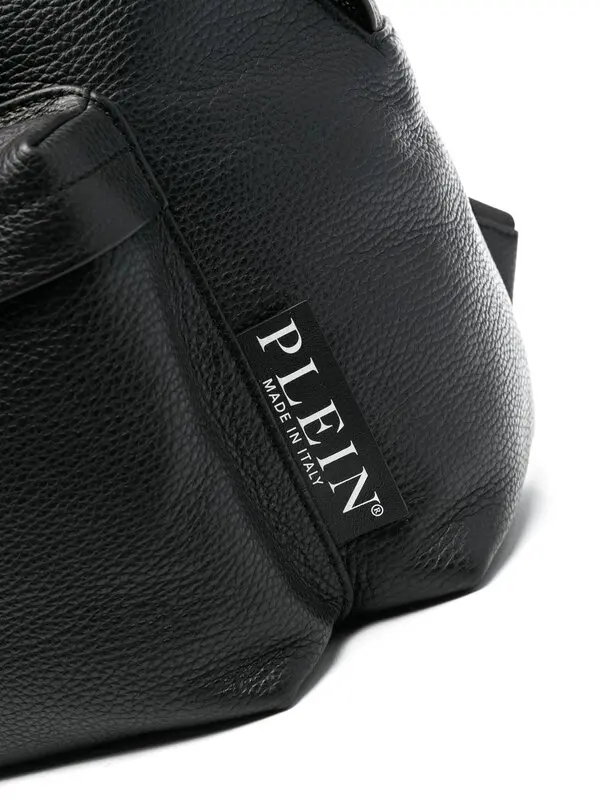 Philipp Plein Embossed Skull Backpack