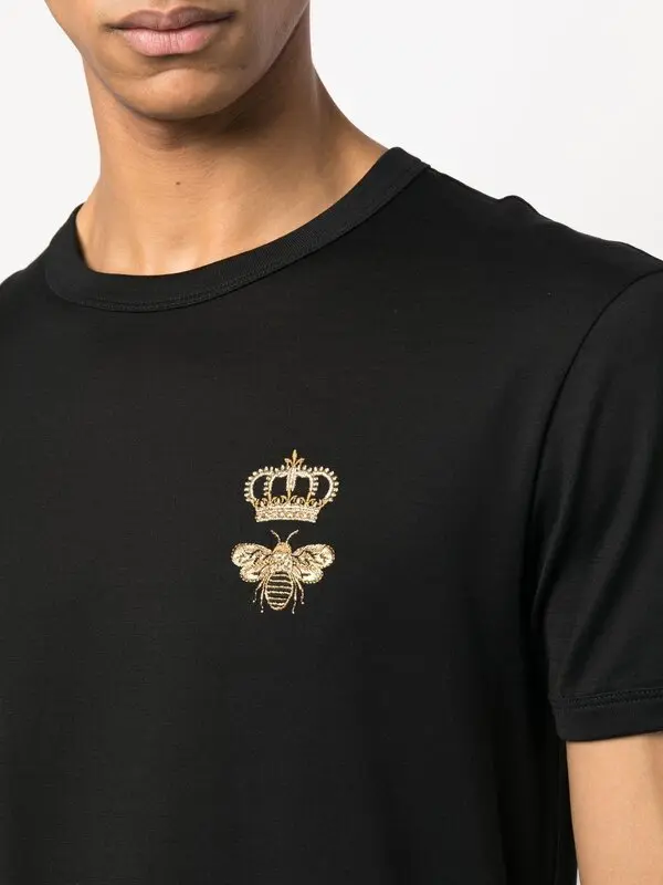 Dolce & Gabbana Motif-detail T-shirt - Black