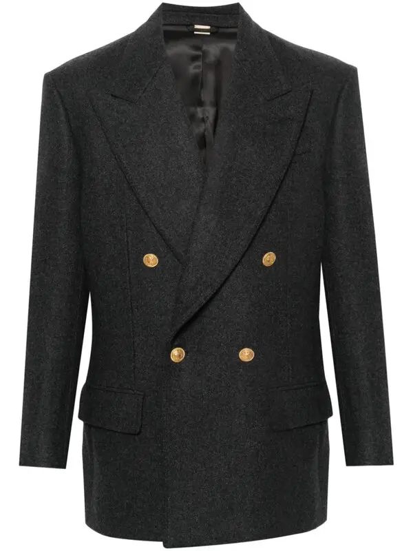 Gucci Wool-cashmere Double-breasted Jacket