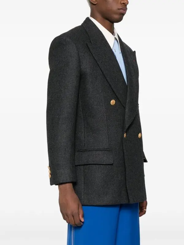Gucci Wool-cashmere Double-breasted Jacket