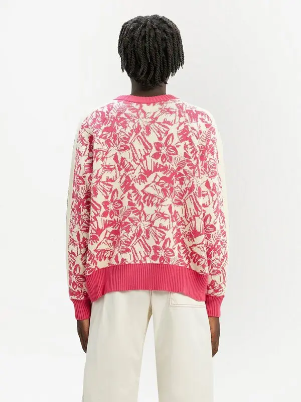Palm Angels Hibiscus Intarsia-knit Jumper