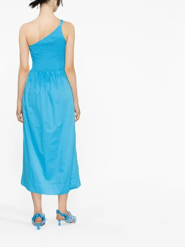 Faithfull The Brand Khalani One-shoulder Midi Dress