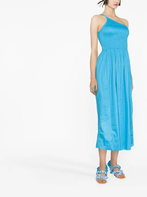 Faithfull The Brand Khalani One-shoulder Midi Dress