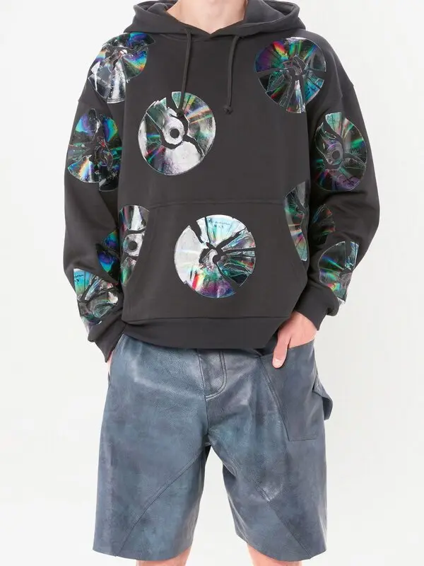 JW Anderson Graphic-print Cotton Hoodie