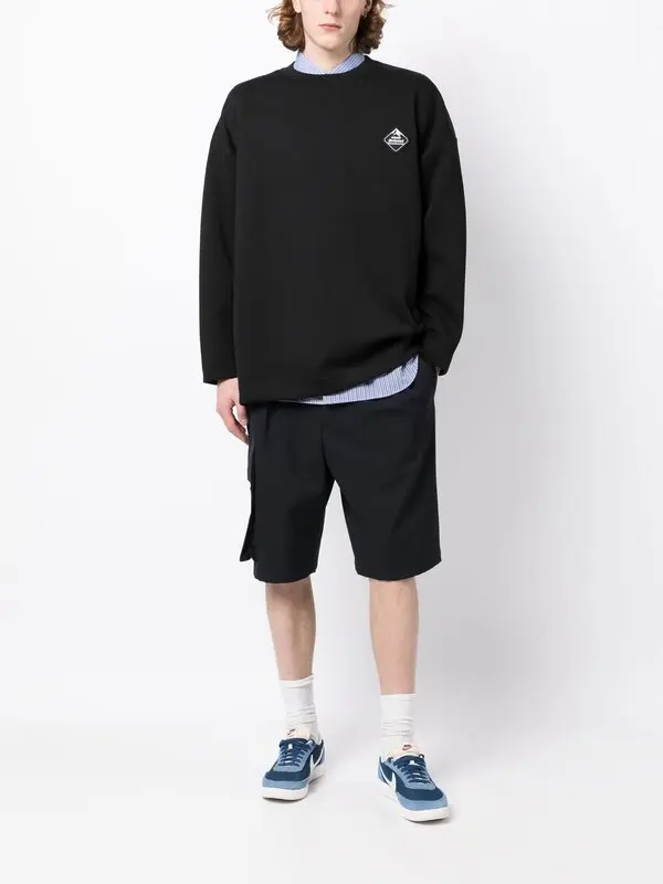 WHITE MOUNTAINEERING Patch-detail Crew-neck Sweatshirt